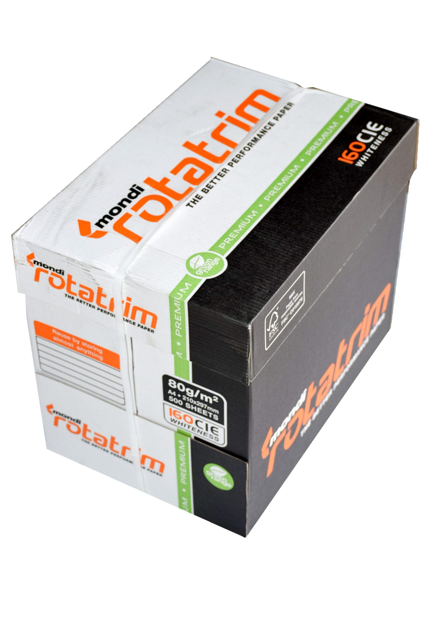 COPY PAPER - MONDI ROTATRIM A4 (5 REAMS) 80GSM - Paperboss